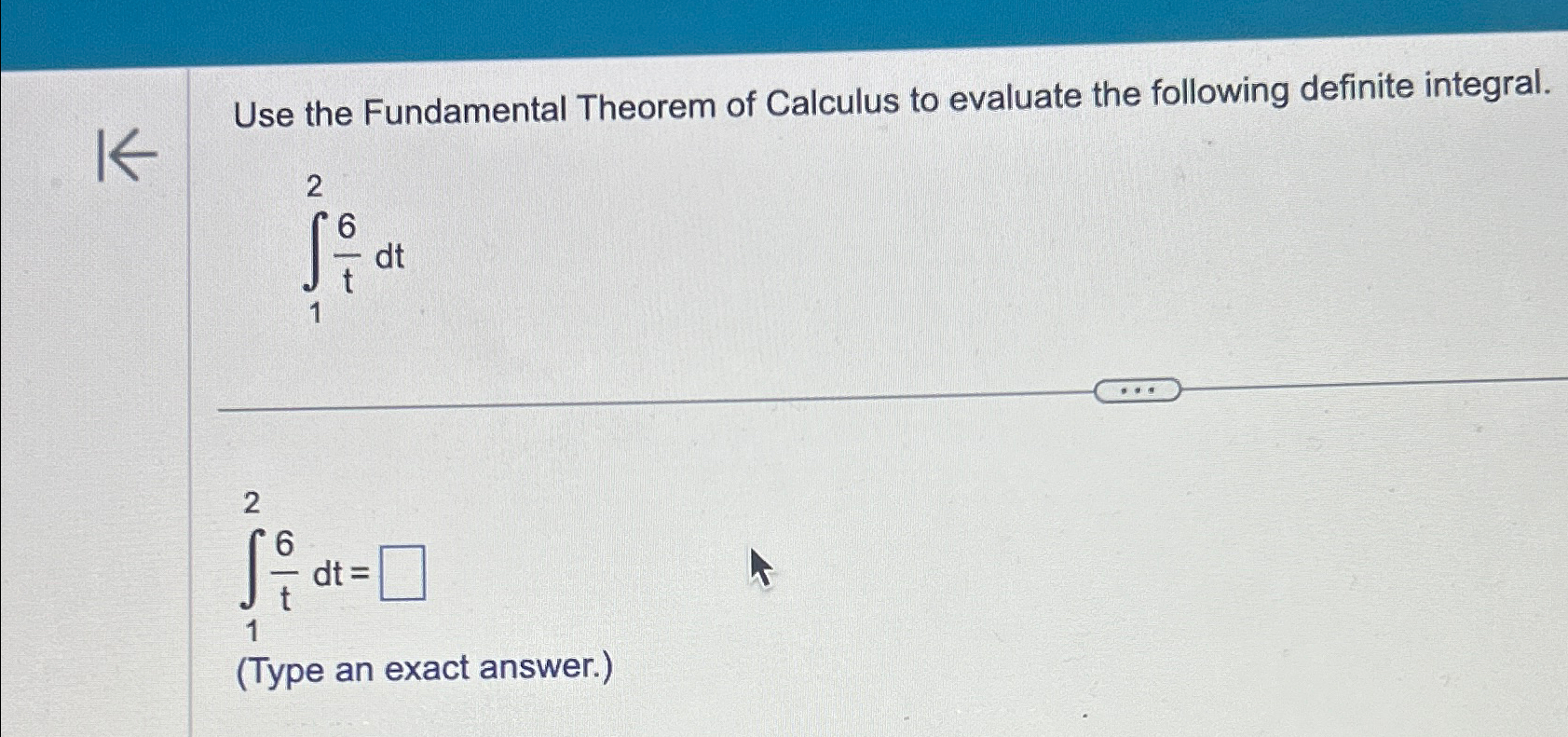 Solved Use the Fundamental Theorem of Calculus to evaluate | Chegg.com
