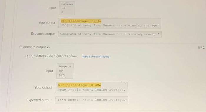 Solved Complete the Team class implementation. For the | Chegg.com