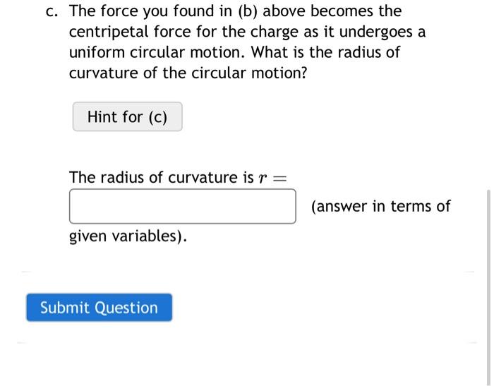 Solved A particle of charge q and mass m is accelerated from | Chegg.com