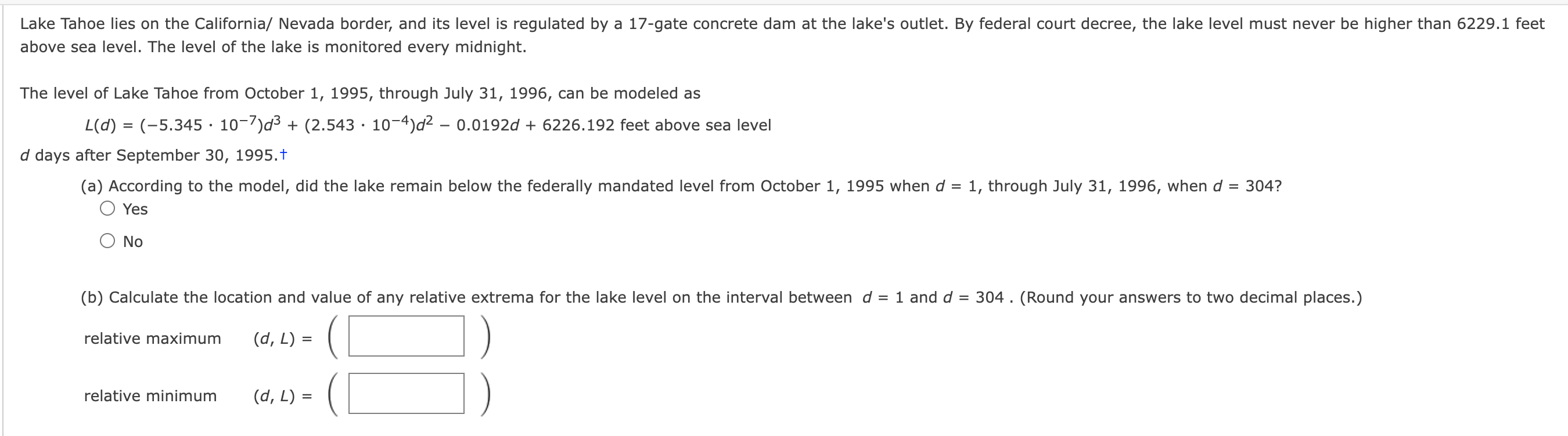 Consider the following function on the domain | Chegg.com
