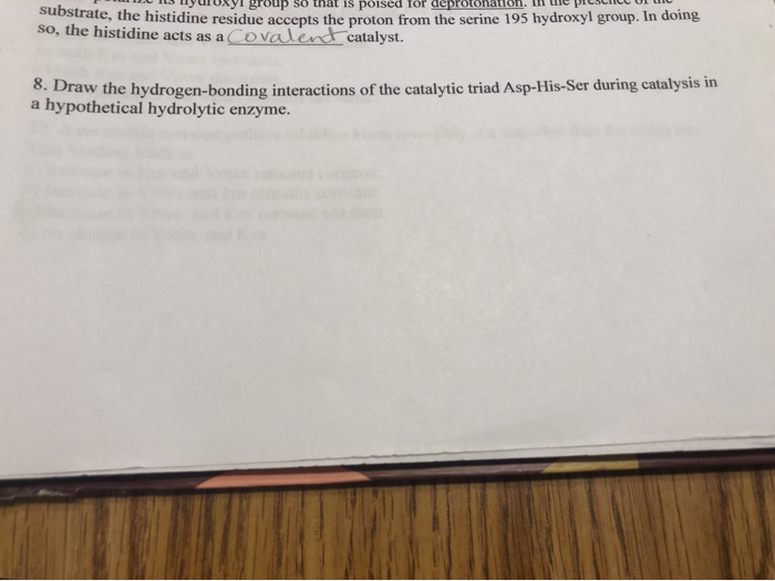 Solved snuroxyl group so that is poised for deprotonation. | Chegg.com