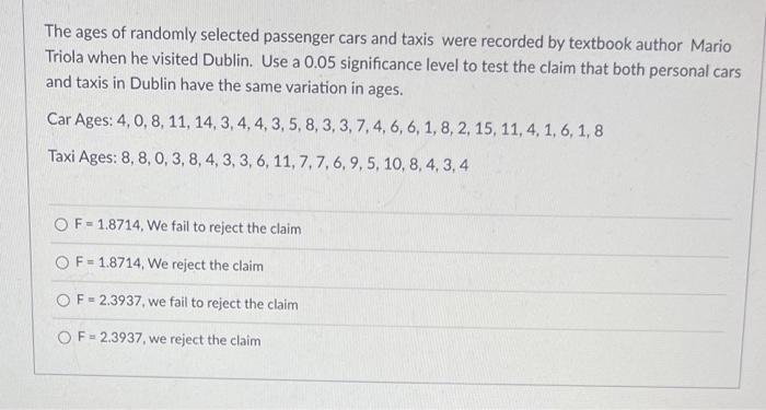 Solved Using the Textbook Data Set "The Spoken Word" (which | Chegg.com