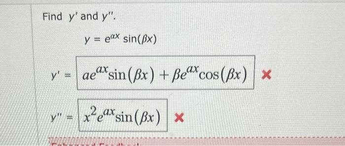 Solved Find y′ and y′′. | Chegg.com