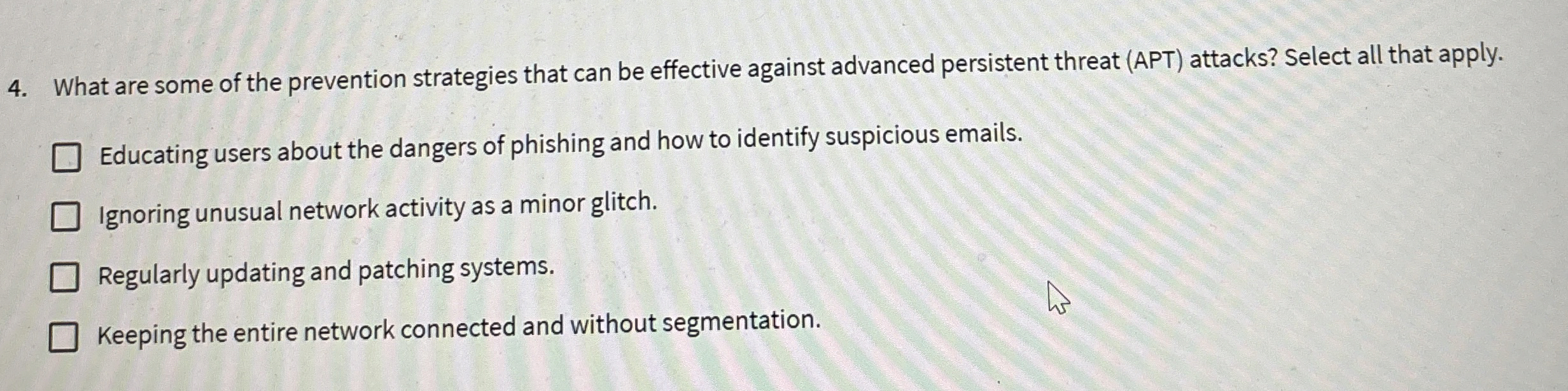Solved What are some of the prevention strategies that can | Chegg.com