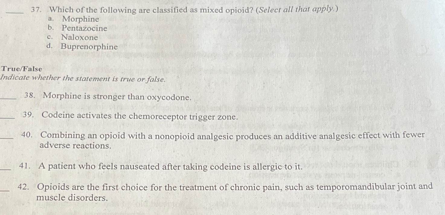 Solved Which of the following are classified as mixed | Chegg.com