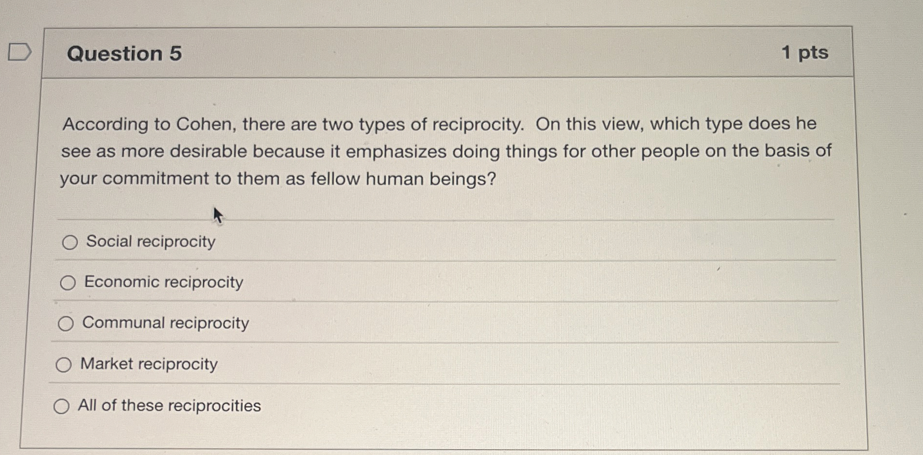 Solved Question 51 ﻿ptsAccording to Cohen, there are two | Chegg.com