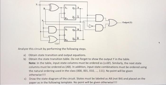 Solved Analyze this circuit by performing the following | Chegg.com