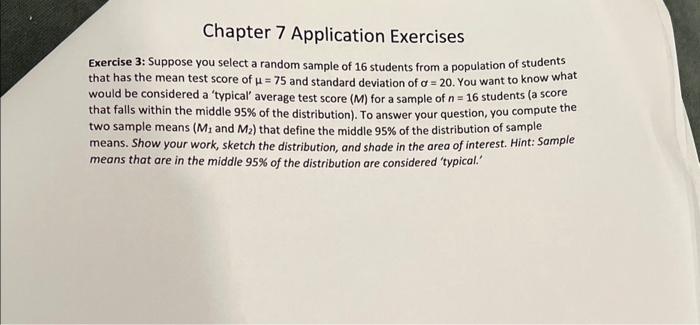 Solved Chapter 7 Application Exercises Exercise 3: Suppose | Chegg.com