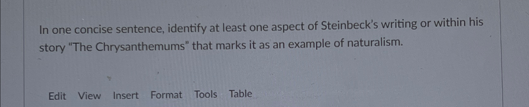 Solved In one concise sentence, identify at least one aspect | Chegg.com