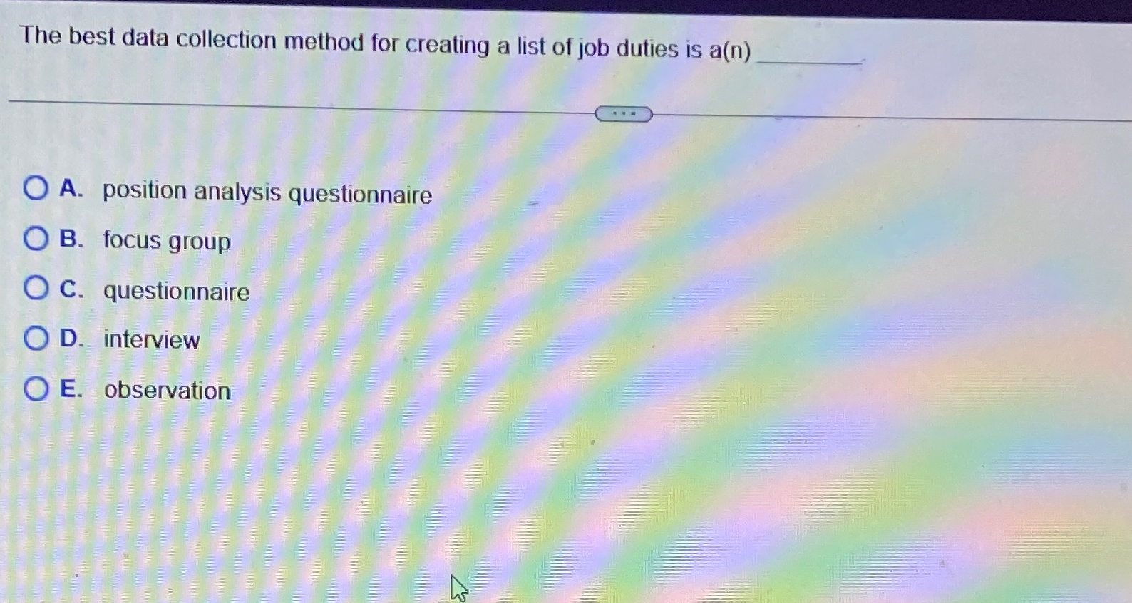 The best data collection method for creating a list | Chegg.com