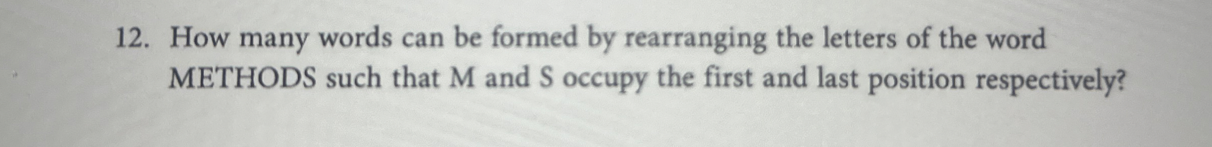 Solved How many words can be formed by rearranging the | Chegg.com
