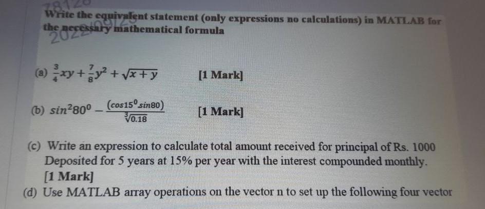 Solved White the equivalent statement (only expressions no | Chegg.com