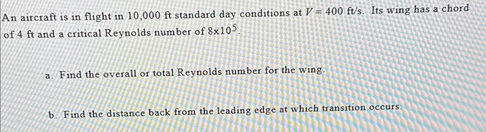 Solved An aircraft is in flight in 10,000ft standard day | Chegg.com
