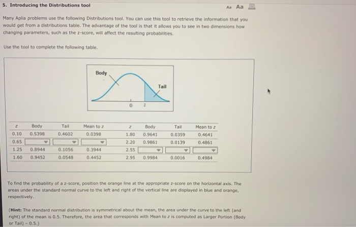 Solved 5. Introducing the Distributions tool Aa Aa Many | Chegg.com