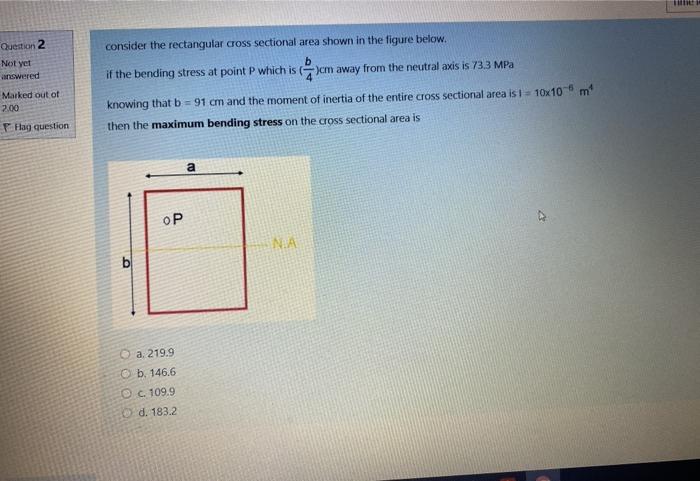 Solved Question 2 consider the rectangular cross sectional | Chegg.com