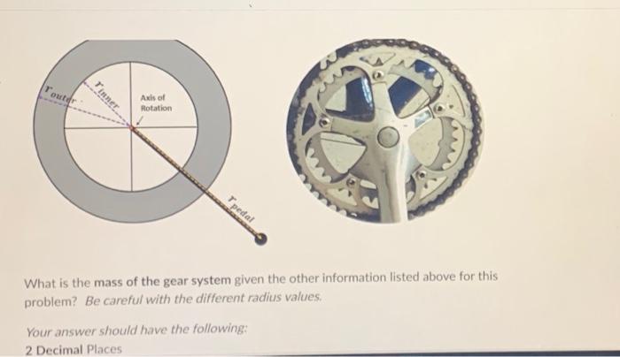 Solved You and a friend are testing bike gears as a part of | Chegg.com