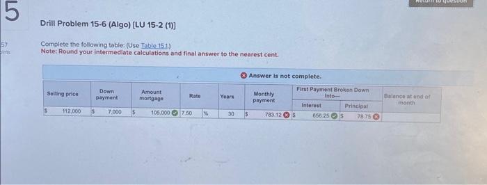 Solved Complete the following table: (Use Iable: 15:1) Note: | Chegg.com