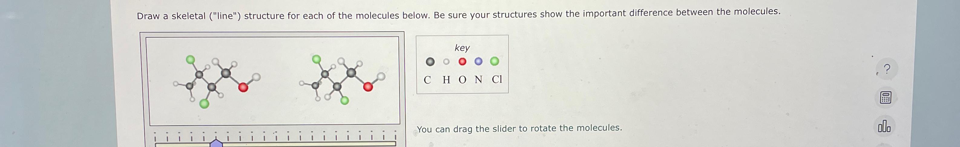 Solved Draw a skeletal ("line") ﻿structure for each of the | Chegg.com
