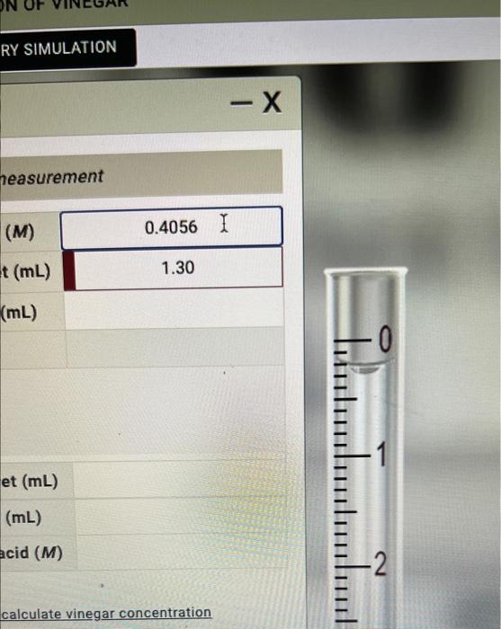 (A) Lab Data Verify your volume measurement Did you | Chegg.com