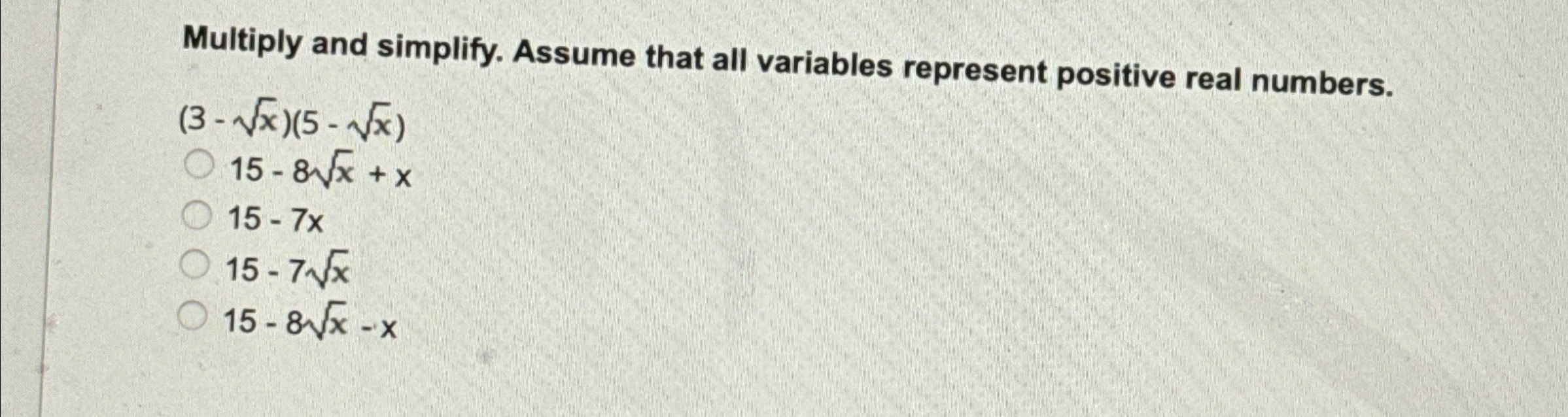 Solved Multiply and simplify. Assume that all variables | Chegg.com