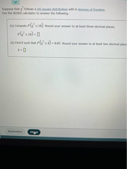 Solved Suppose that χ2 follows a chi-square distribution | Chegg.com