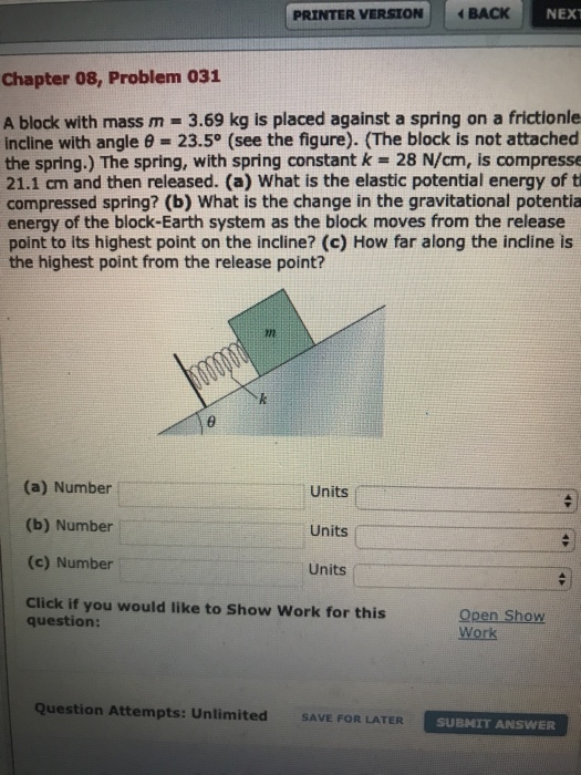 Solved PRINTER VERSION | Chegg.com