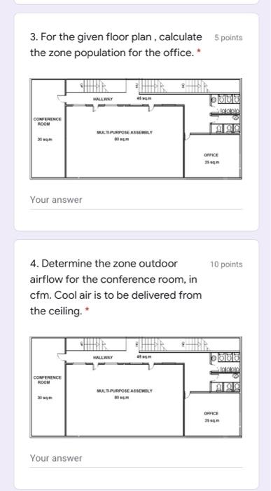Solved area of floor plan-hallway 25 sq.m-multi-purpose | Chegg.com