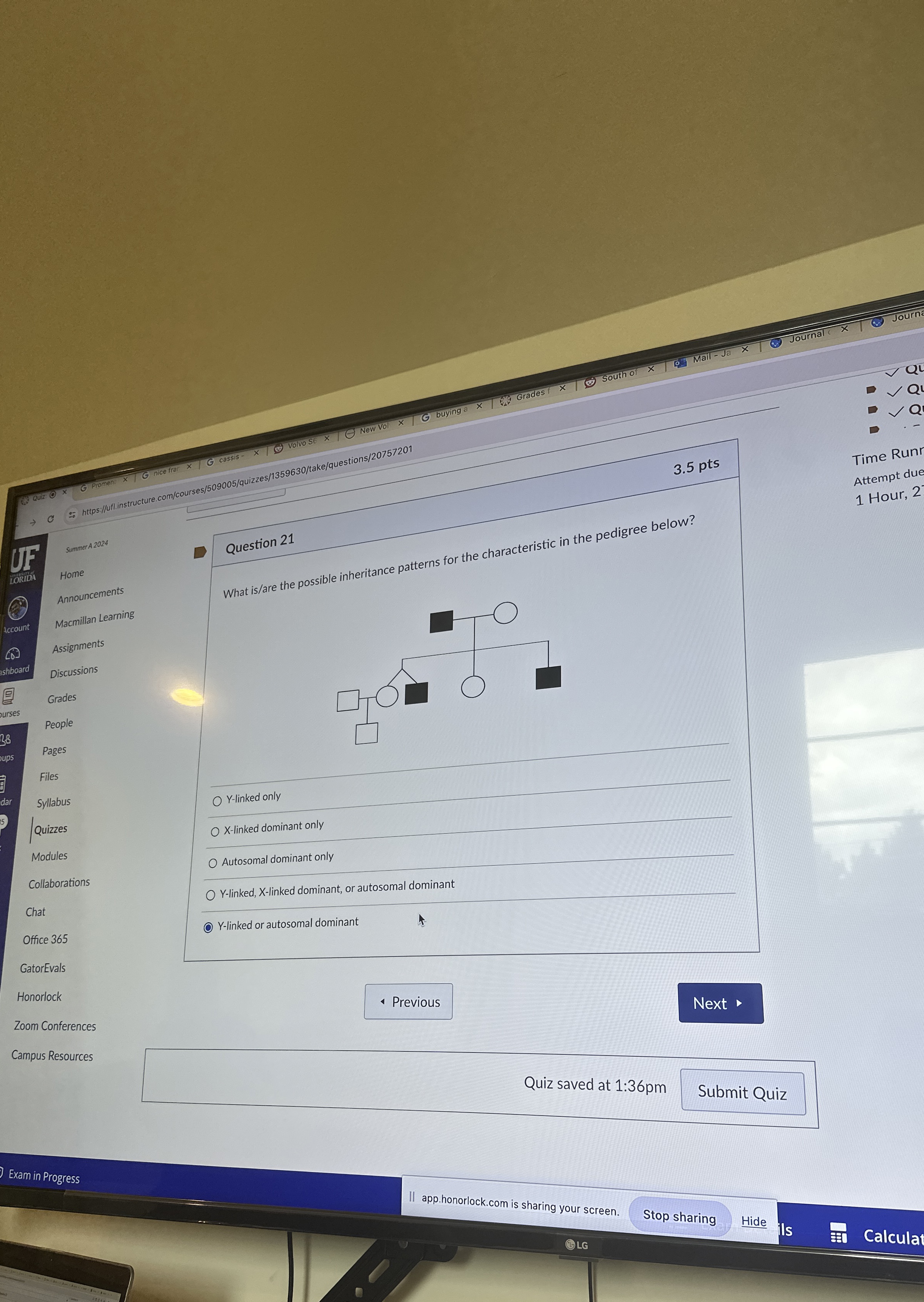 Solved Extensive pedigree analysis on a characteristic shows | Chegg.com