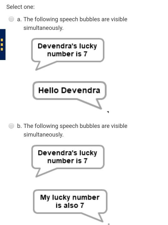 Solved Two sprites, Sprite1 and Sprite2, each have scripts | Chegg.com