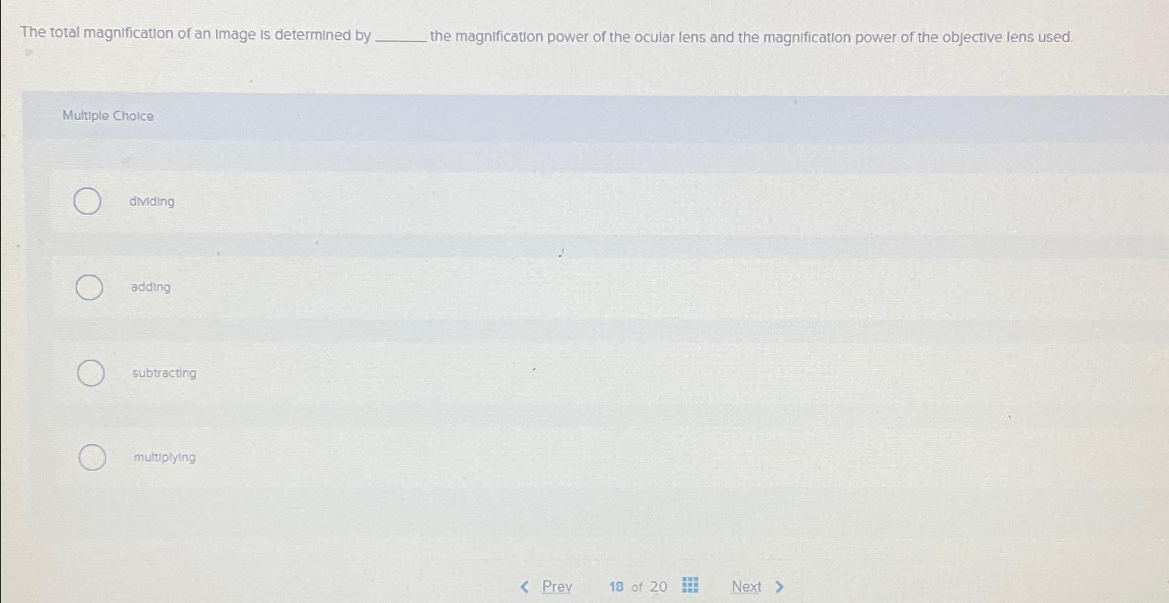 Solved The total magnification of an Image is determined by | Chegg.com