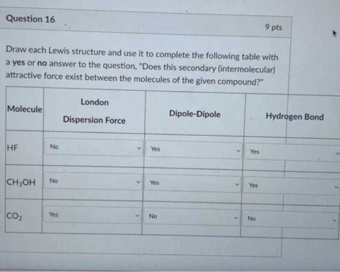 Solved Draw each Lewis structure and use it to complete the | Chegg.com