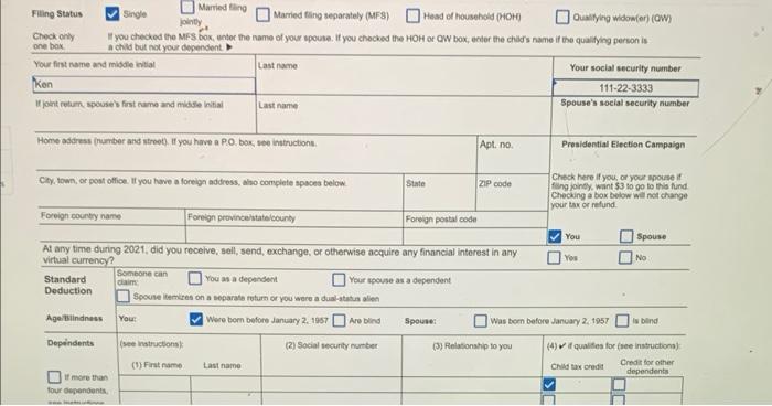 Ken is 63 years old and unmarried. He retired at age | Chegg.com