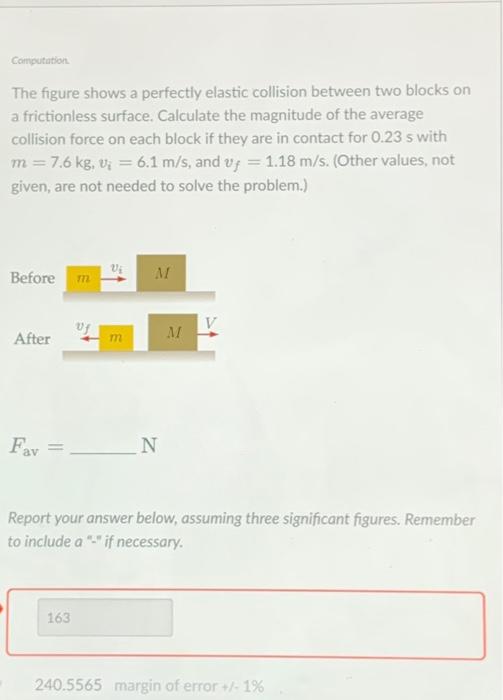 Solved Computation. The figure shows a perfectly elastic | Chegg.com