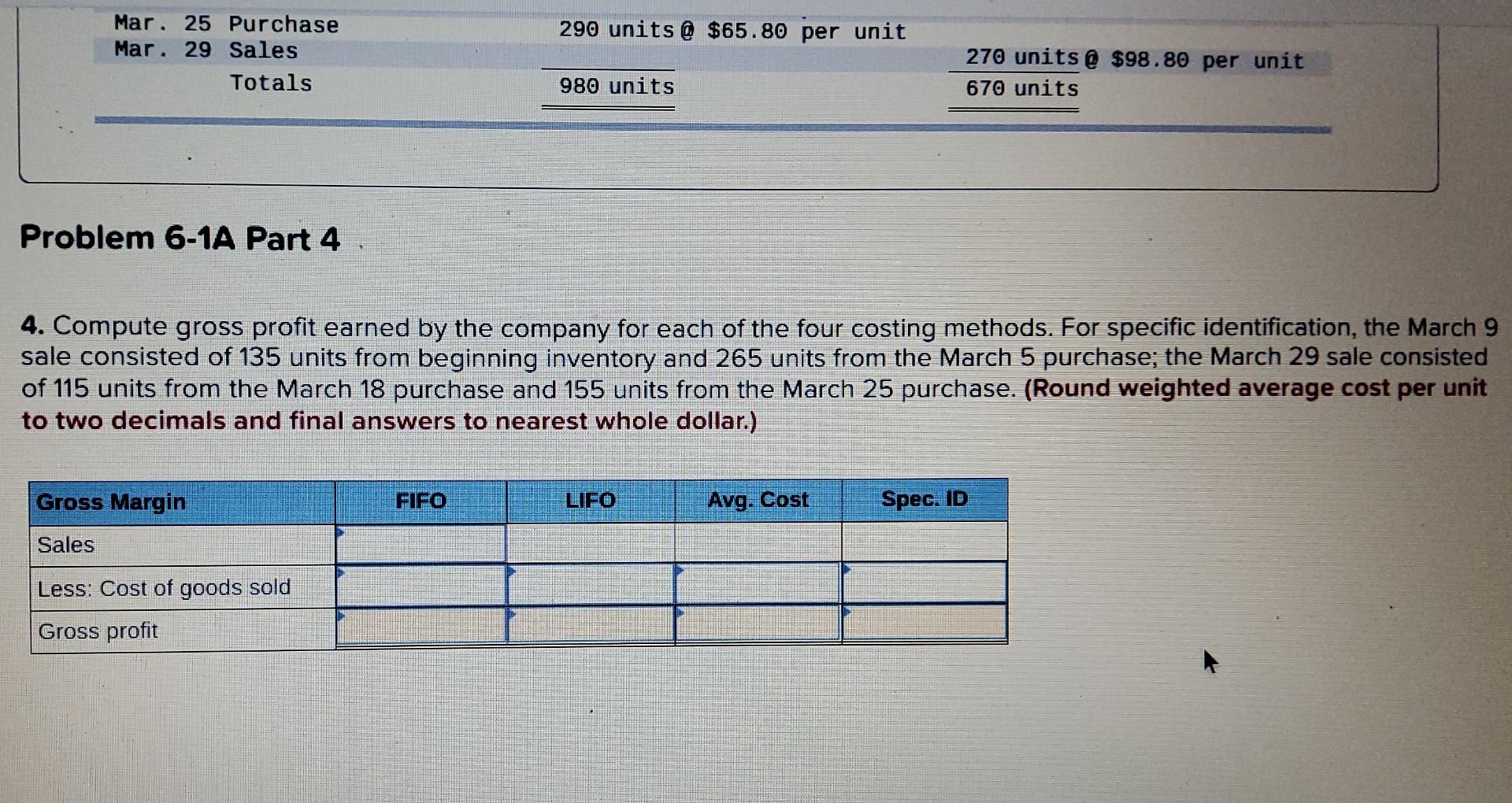 Solved Exercise 6-12 Analysis of inventory errors LO A2 | Chegg.com