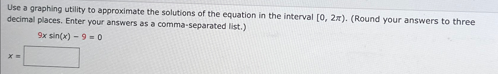 Solved Use a graphing utility to approximate the solutions | Chegg.com