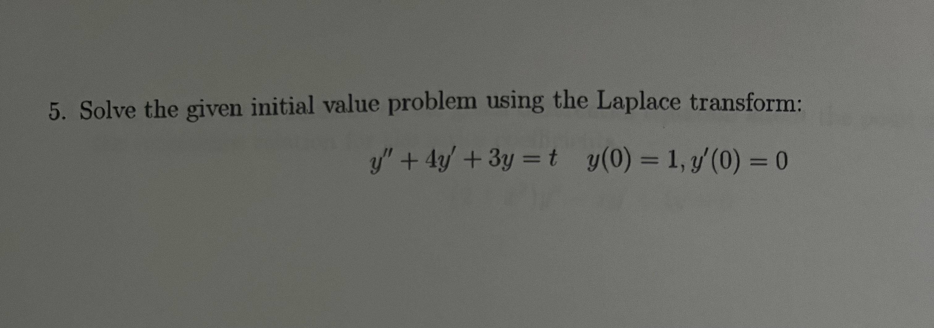 Solve the given initial value problem using the | Chegg.com