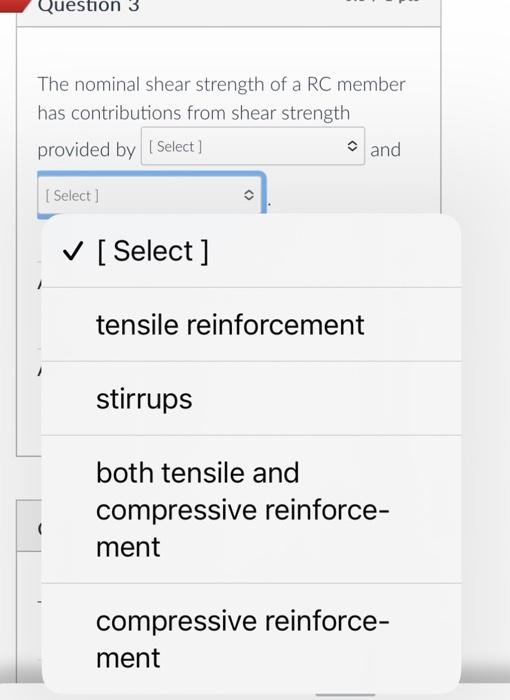 Solved Select all that apply for web reinforcement. The | Chegg.com
