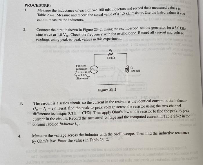Solved PROCEDURE: 1. Measure the inductance of each of two | Chegg.com