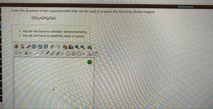 Solved Draw the structure of the organobromide that can be | Chegg.com