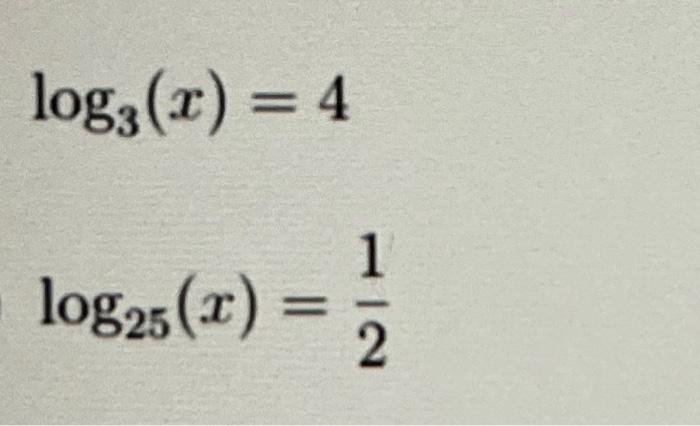 Solved solve for X by converting the logarithmic equation to | Chegg.com