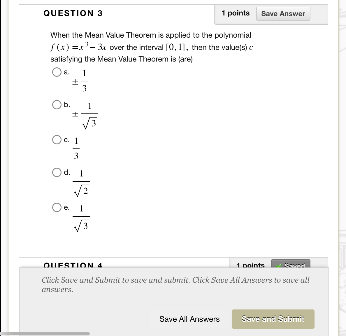 Solved QUESTION 31 ﻿pointsWhen the Mean Value Theorem is | Chegg.com