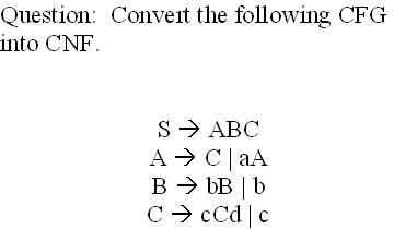Convert the following CFG into CNF. S rightarrow ABC | Chegg.com