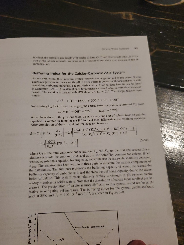 Solved spreadshe 42. Calculate the buffering index for the | Chegg.com