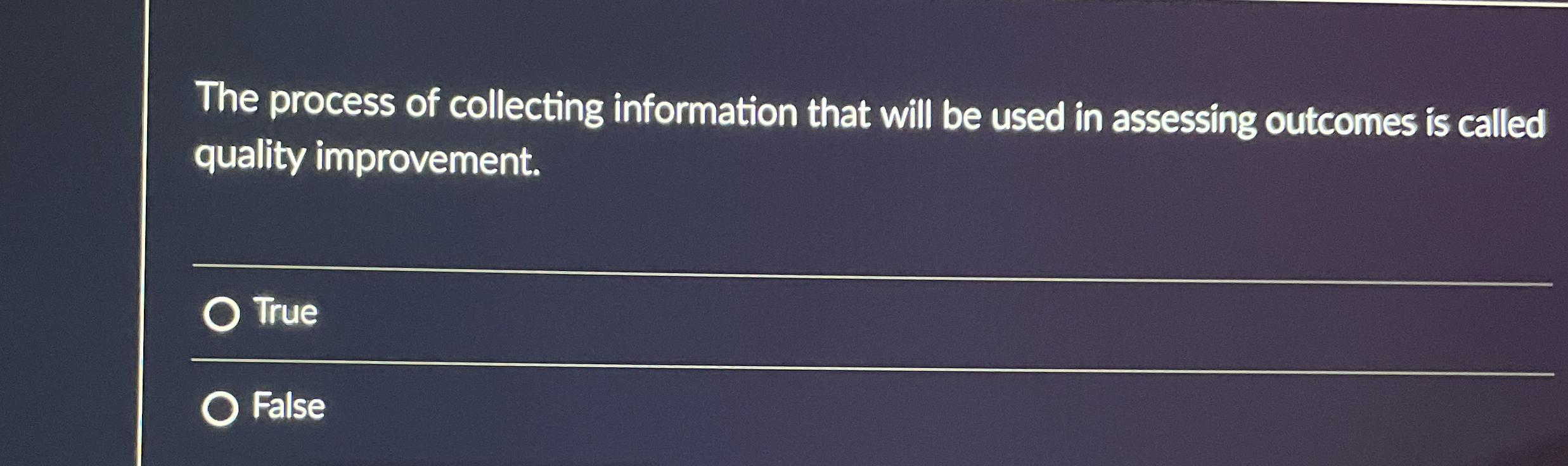 Solved The process of collecting information that will be | Chegg.com