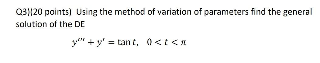Solved Diff Eq. | Chegg.com