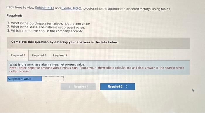 Solved Problem 14-25 (Algo) Net Present Value Analysis of a | Chegg.com