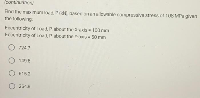 Solved SITUATION. A rectangular tubular column has the | Chegg.com