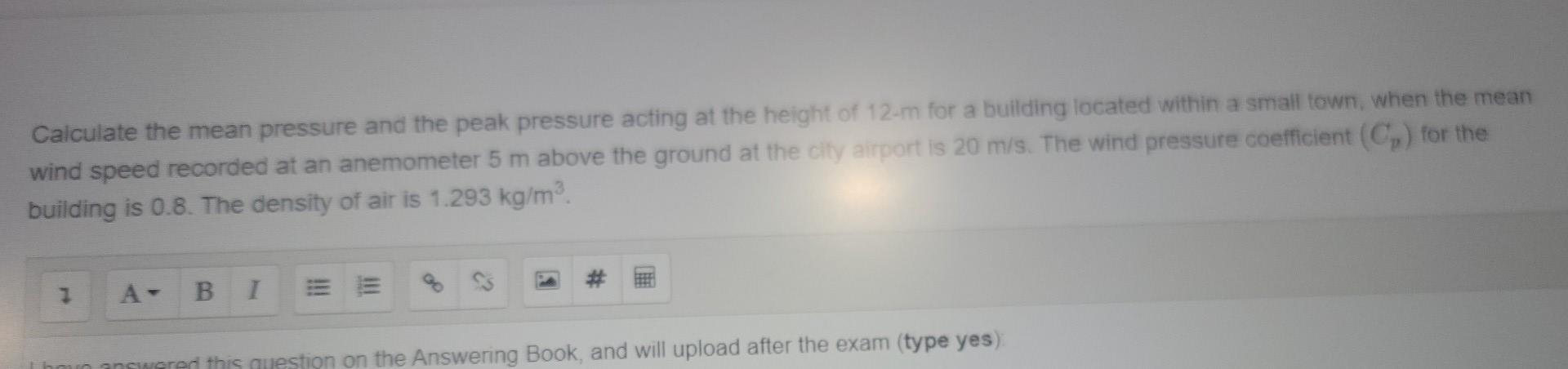 Solved Calculate the mean pressure and the peak pressure | Chegg.com