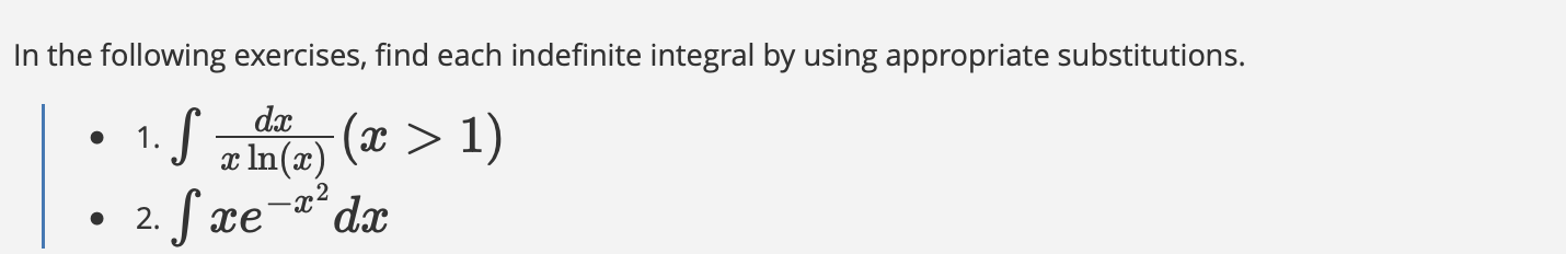 Solved In the following exercises, find each indefinite | Chegg.com
