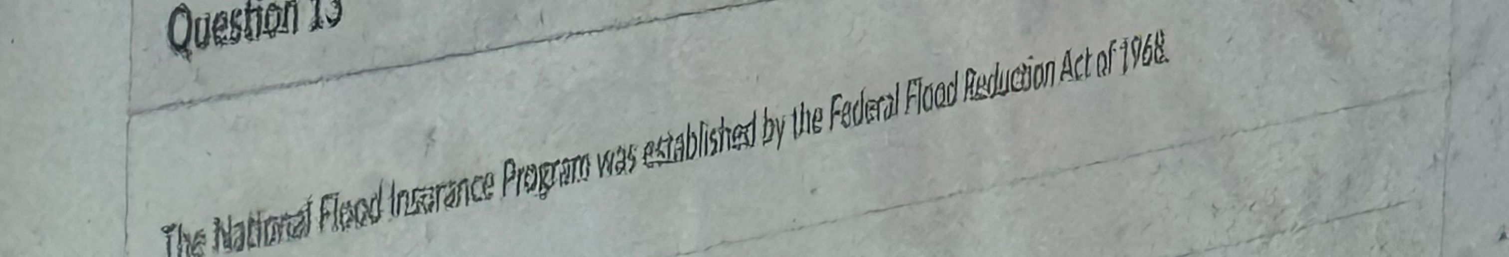 Solved The National Insurance Program was established by the | Chegg.com
